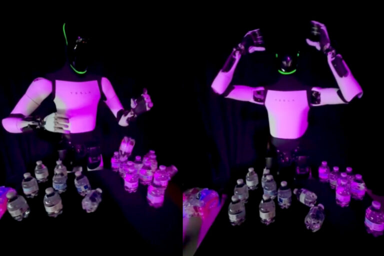 Elon Musk's Optimus Robot Collapses in a Hilariously Suspicious Way