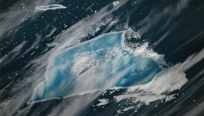 Antarctica's Oldest, Largest Iceberg Is Turning an Ominous Blue Color
