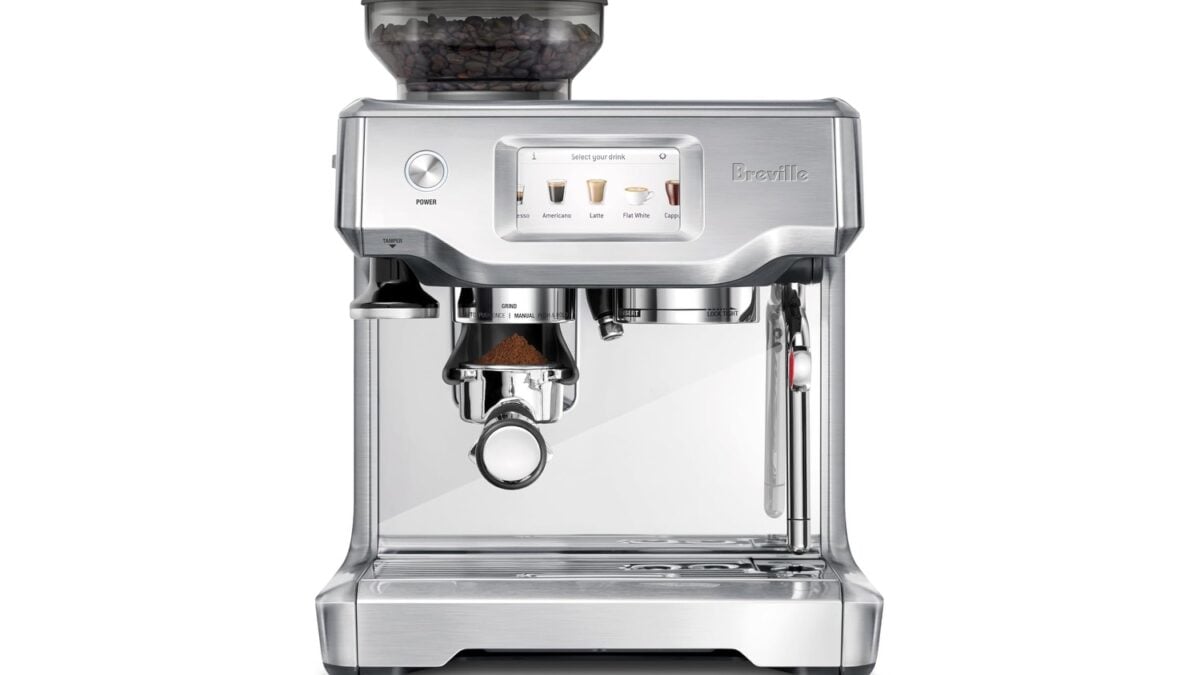 This Breville Espresso Machine Has a Touchscreen and a Built-In Grinder ...