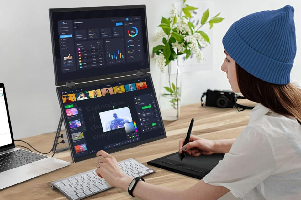 This Portable Dual Foldable Monitor Hits Its Lowest Price on Amazon ...