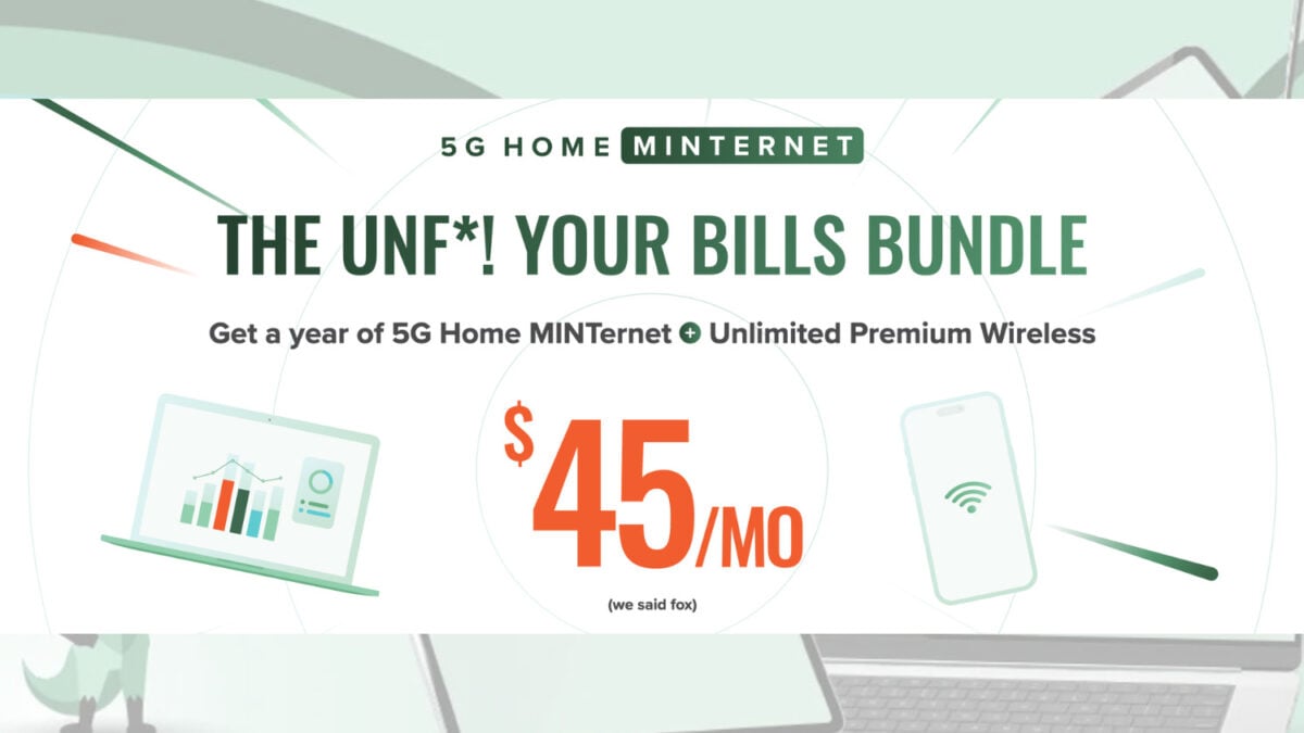 Mint Mobile Takes on Big Cable With One Simple Plan, Bundle Internet ...