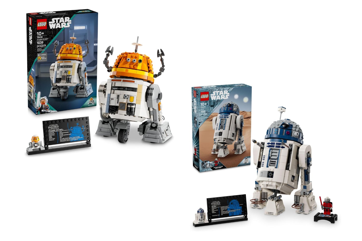 LEGO Goes Big on Both Star Wars Droid Figure Deals, R2-D2 and Ahsoka ...