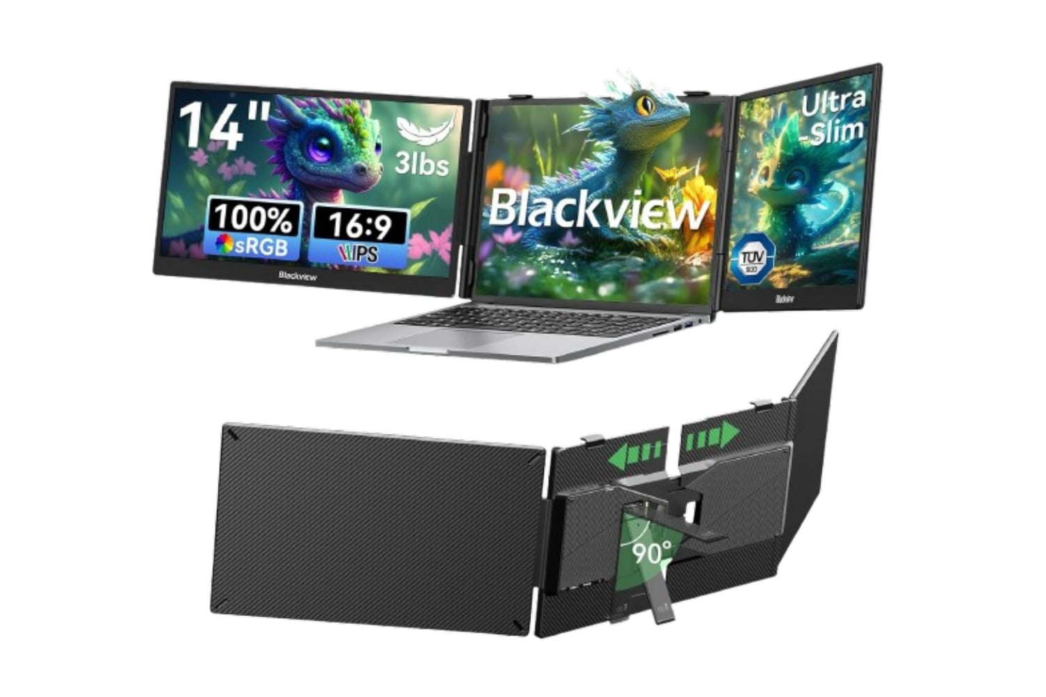 Amazon Clears Out Triple Portable Monitor at 50% Off, the 5-Star 14 ...